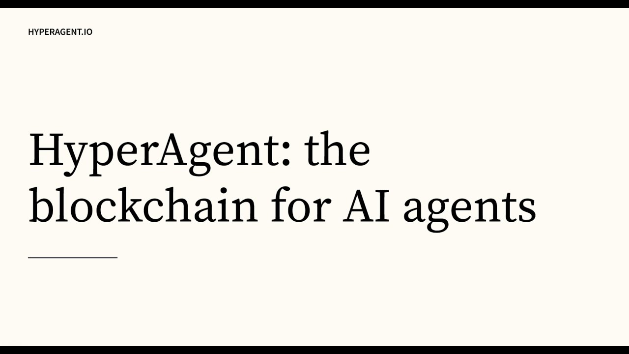 HyperAgent Protocol Introduction and Demo
