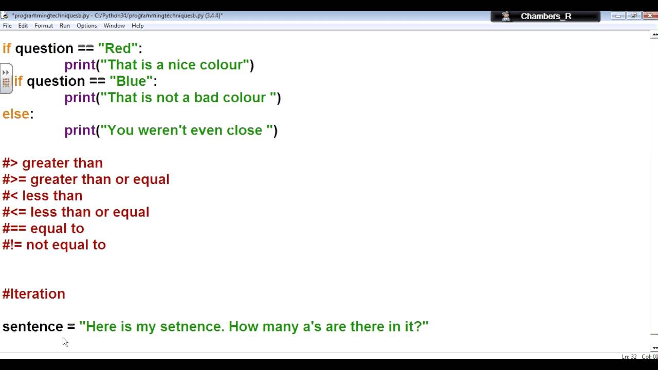 OCR Programming techniques (B) Python Programming