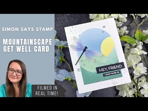 Mountainscape Get Well Card | Simon Says Stamp