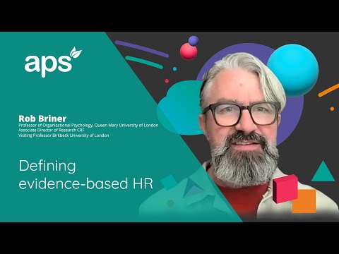 Defining Evidence-Based HR