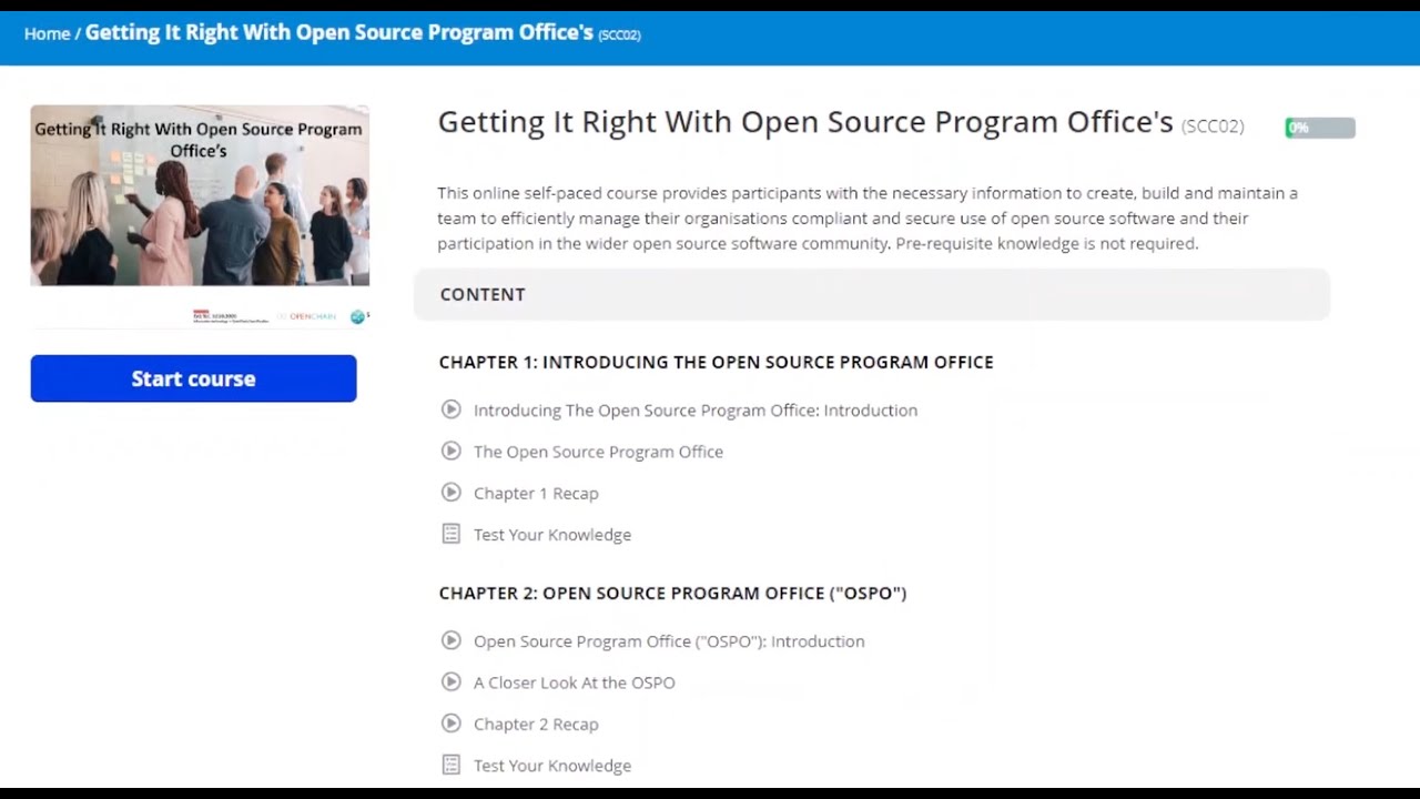 Training - Get it Right with the Open Source Program Office (OSPO)