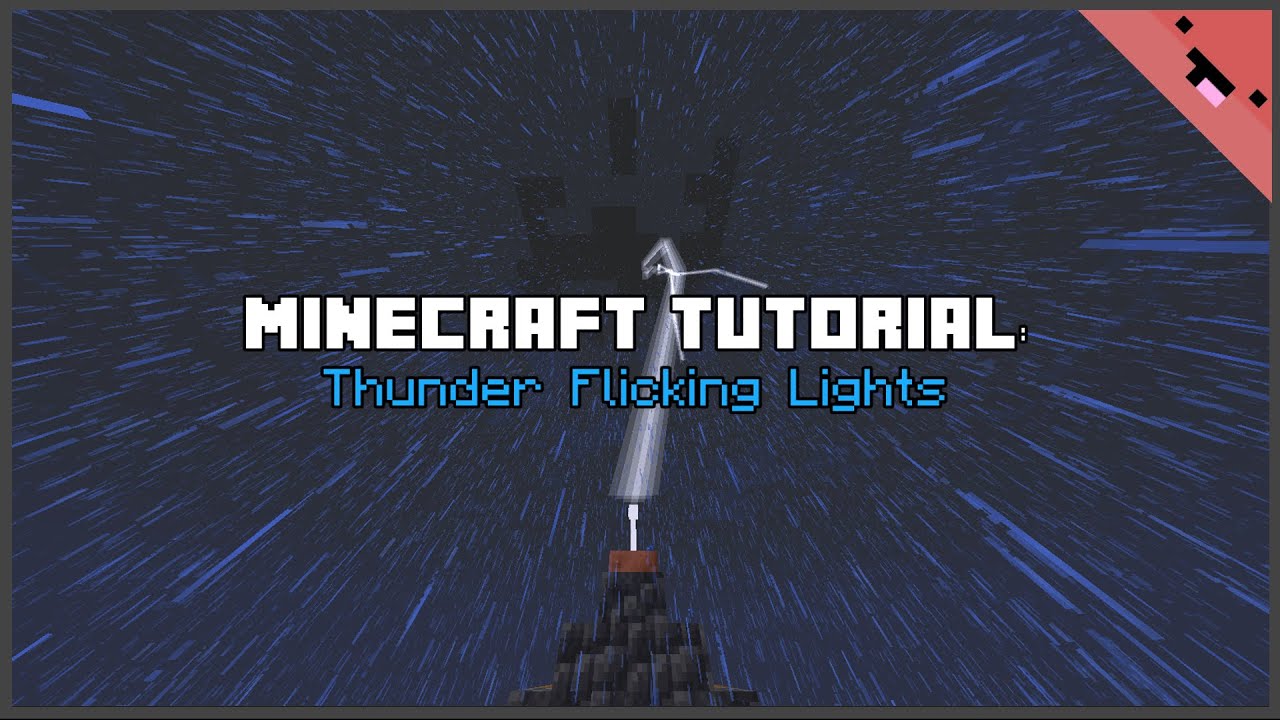 Minecraft Thunder Flickering Light (Simple Tutorial)