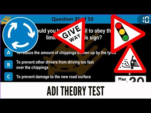ADI theory test 2024 - Part 1 Mock theory Tests 2024