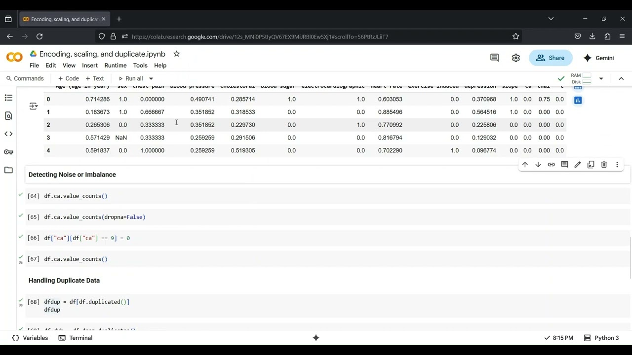 Label Encoding, Scaling, and Duplicates in Python | Essential ML Data Preprocessing