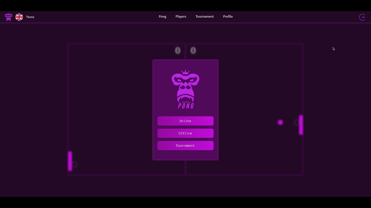 KingPong | 42 Transcendence Project Overview