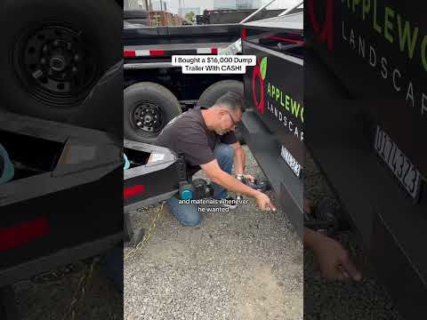 I Bought a $16,000 Dump Trailer With CASH! #Shorts