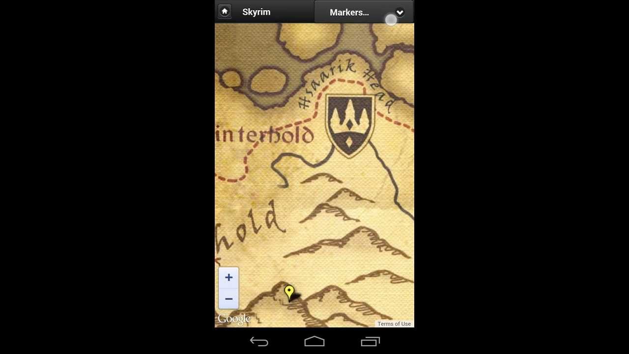 Skyrim Map App Presentation