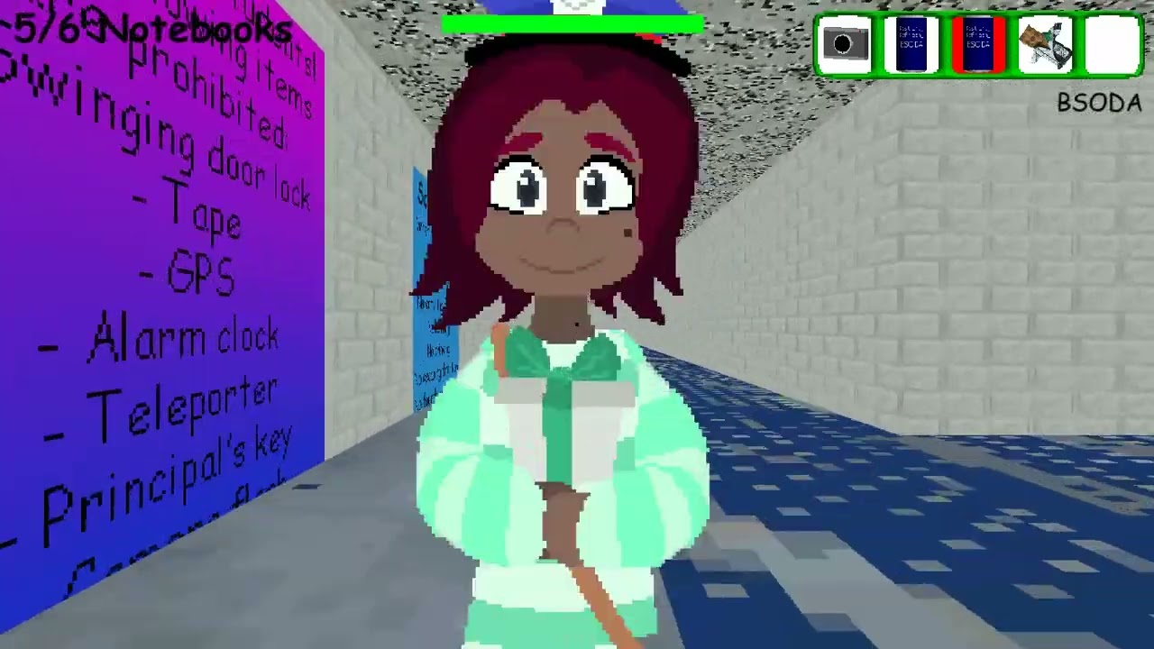 Baldi basics random map series: The 6 classes gameplay
