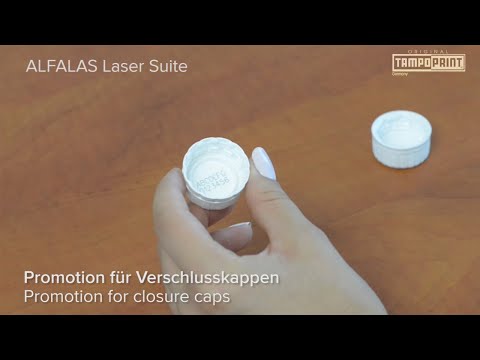 Laser Software // TAMPOPRINT Laser Suite // Promotion for closure caps // TAMPOPRINT GmbH