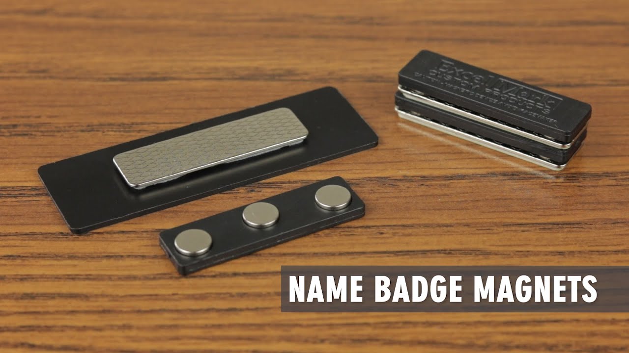 ExcelMark Name Badge Magnets