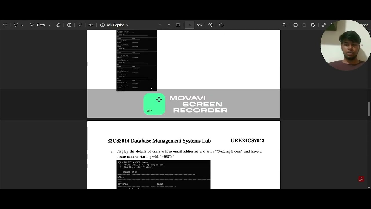 DBMS LAB EXPERIMENT 2