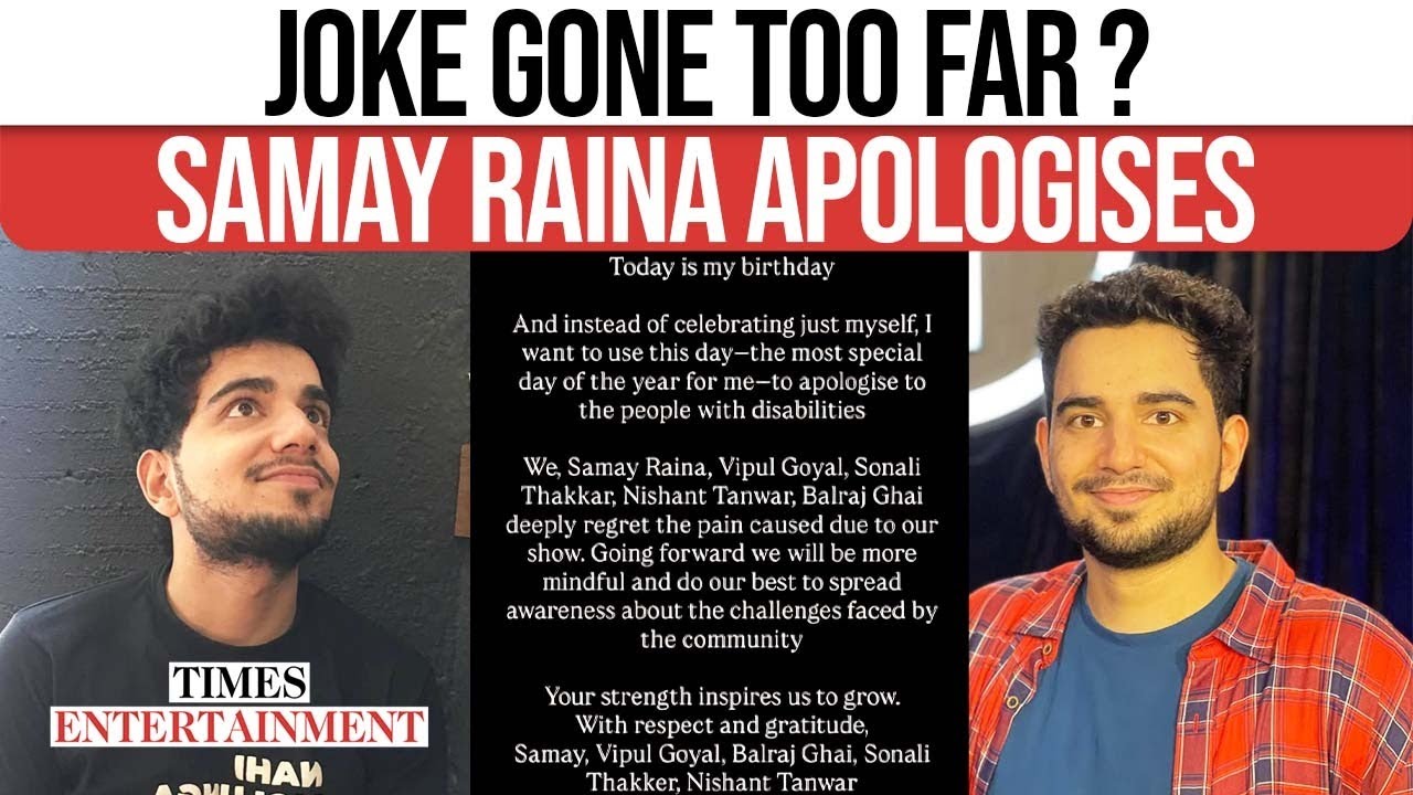 Samay Raina Issues Public Apology For Insensitive Jokes On Disabilities