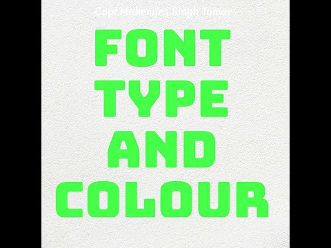How to Change the Font Type and Color in CSS