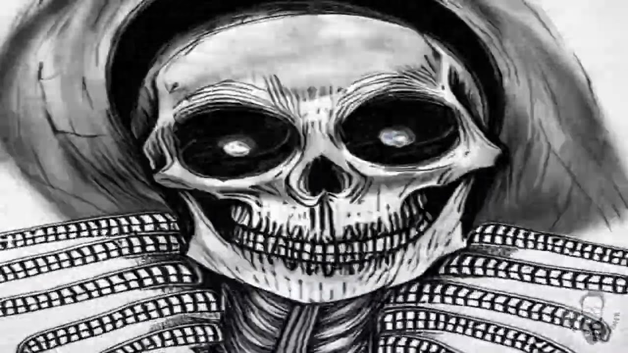 AI GENERATED VIDEO: SKELETONS & SKULLS LOOP VIDEO #o1 (STABLE DIFFUSION)