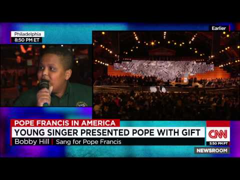 CNN Exclusive with Bobby Hill, the teenager who sang for the Pope