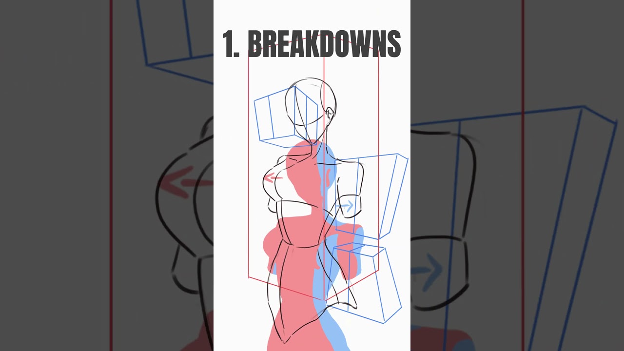 How I Draw Anatomy Without Studying  #art #digitalart #anatomy