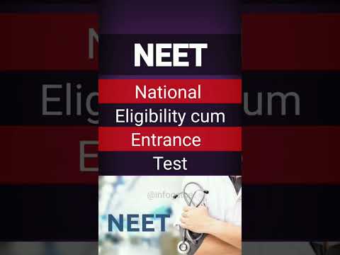 NEET stands for ❓#shorts #neet #neet2022 #information