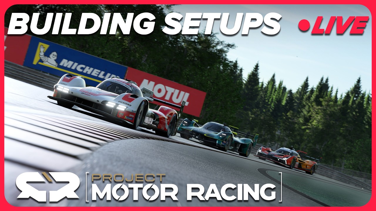 Building Setups on Project Motor Racing in Aston Martin Valkyrie Hypercar