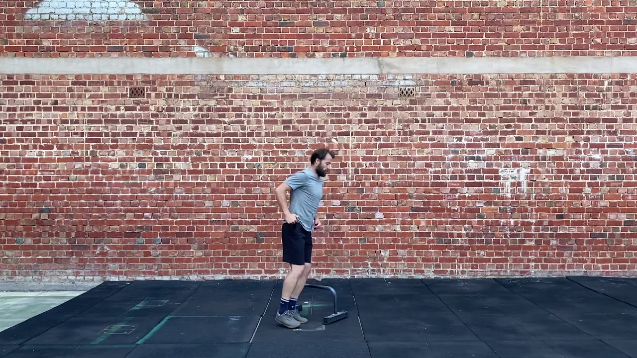 Lateral Jump Overs (parallette)