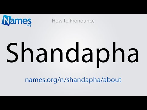 How to Pronounce Shandapha