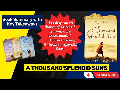 A Thousand Splendid Suns by Khaled Hosseini || Book Summary