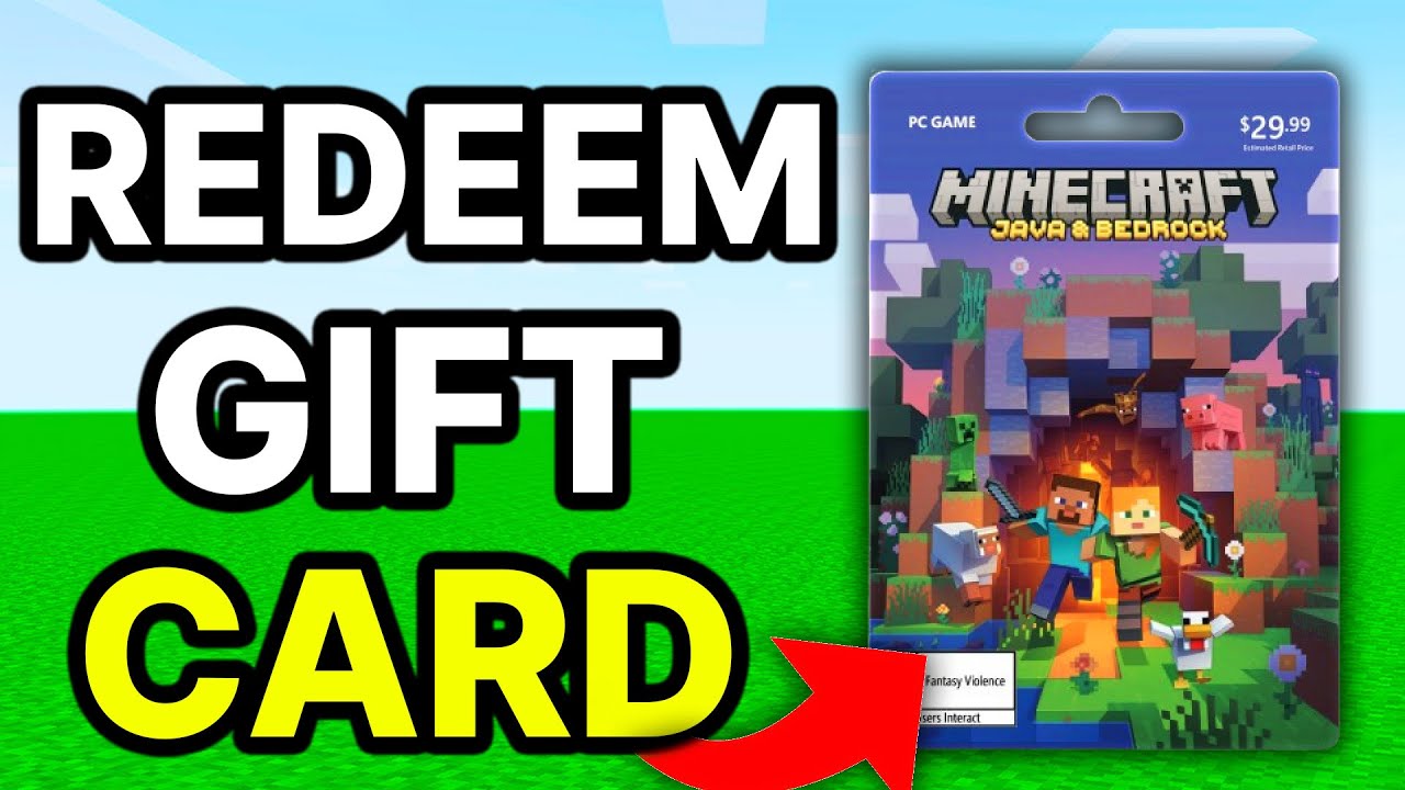 How to Redeem Minecraft Gift Card Code