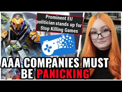Stop Killing Games SUPPORTED By EU Parliament VP, AAA Companies & Lobbyists Must Be PANICKING