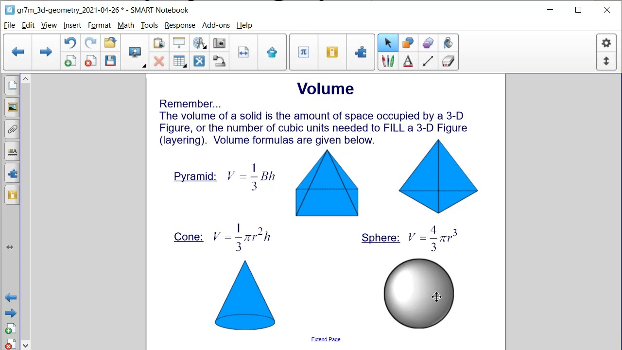 Volume and Surface Area Mixed Practice Review