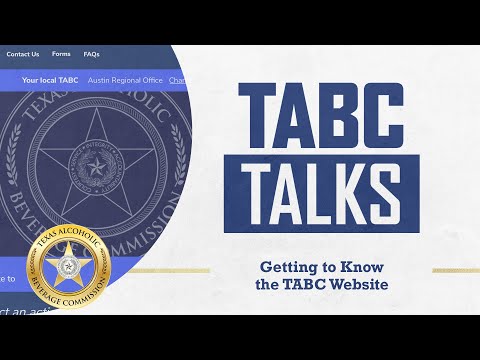 TABC Talks: Getting to Know the TABC Website