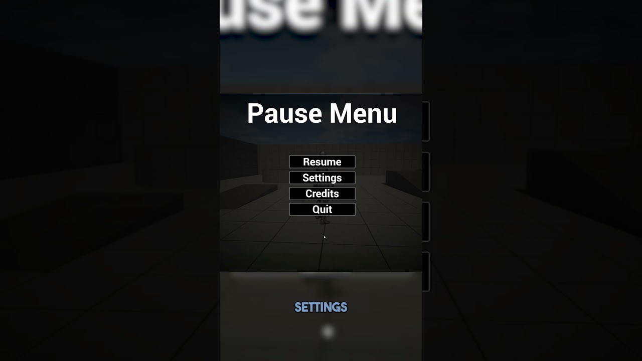 How to create a Menu in UE5