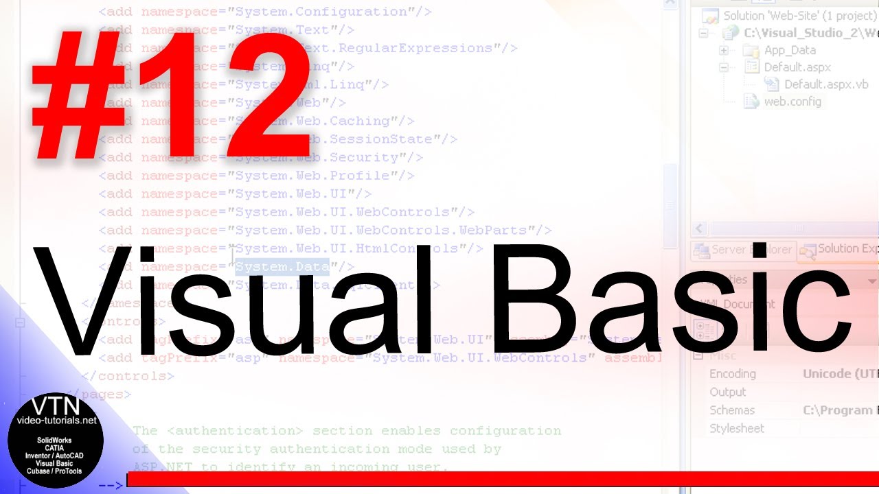 12  VISUAL BASIC   Tutorial  ( Variables )