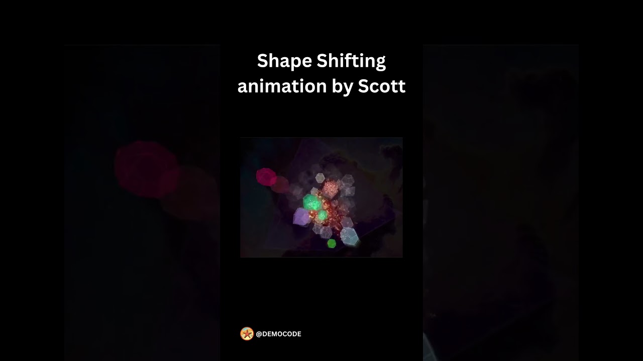 Shape Shifting Canvas Animation Using Javascript