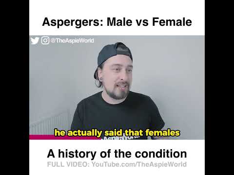 Aspergers Male vs Female @TheAspieWorld #autism #shorts #actuallyautistic