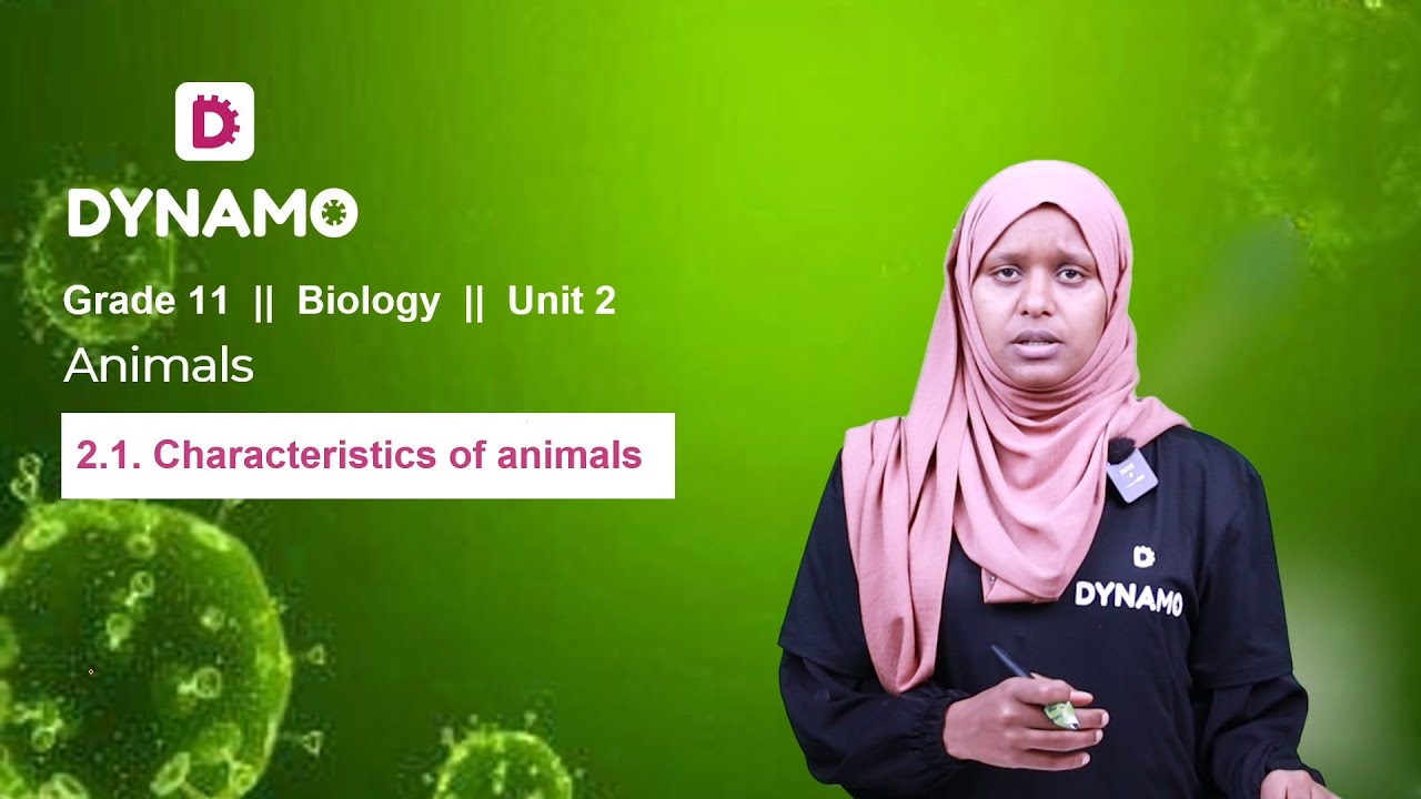 Grade 11 || Biology || Unit 2 || Animals || Part 1 || 2.1. Characteristics of animals