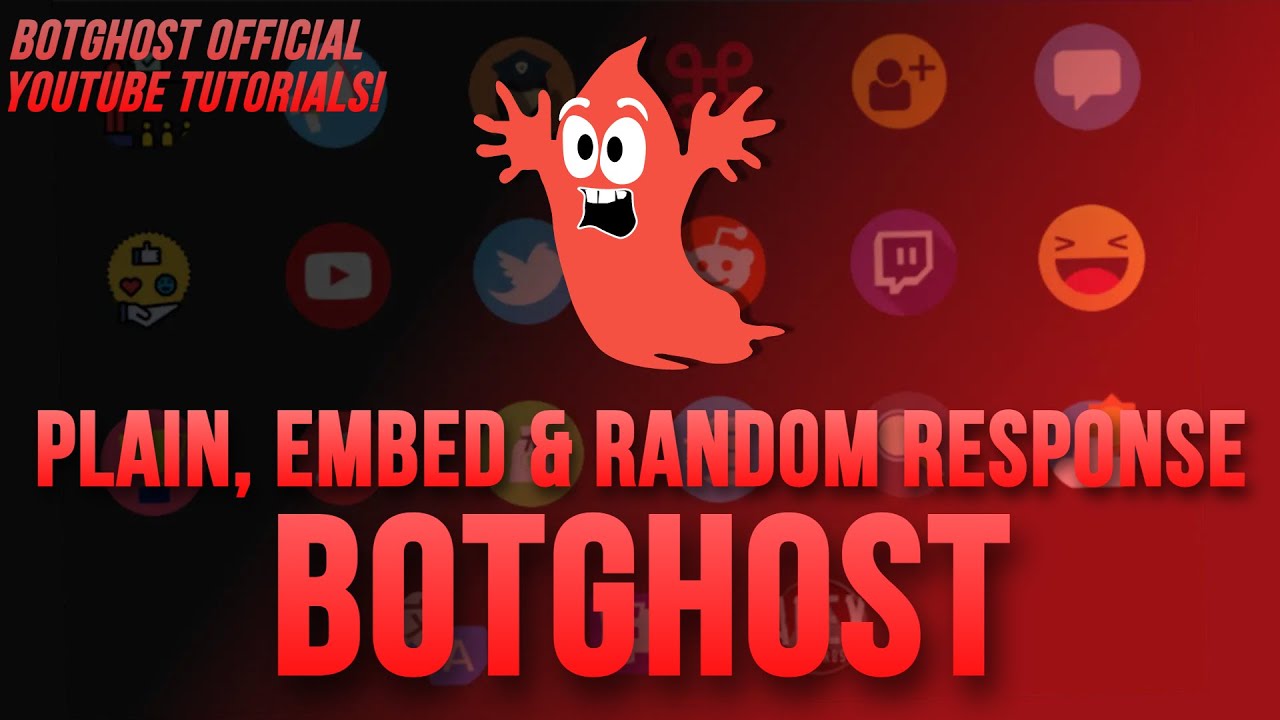 Plain Reply, Embed Reply & Random Response (Command Builder) - BotGhost Tutorial