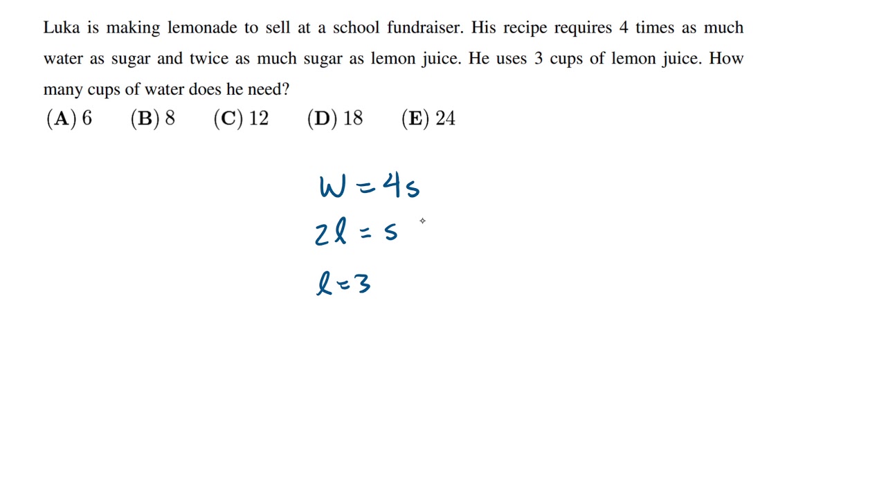 2020 AMC 8: Problem 1