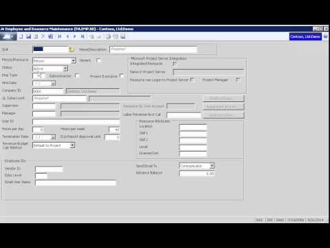 Time and Expense Approvals - Dynamics SL 2015 Web Apps