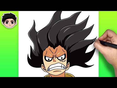How to Draw Luffy Gear 4 Snakeman from One Piece | Easy Step-by-Step