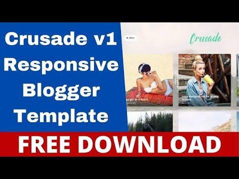 Download Crusade v1.0 Responsive Photography Blogger/BlogSpot Template - Free Themes Download
