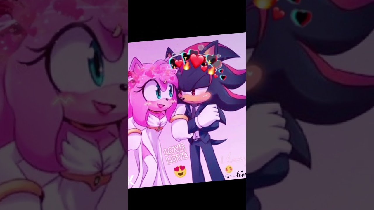 💙SonAmy🩷 VS 🖤ShadAmy🩷#amyrose #sonic #shadow #sonamy #shadamy #edit