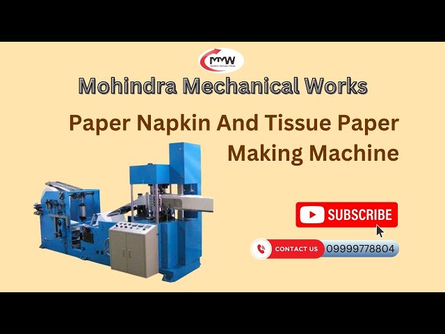 Paper Napkin Making Machine - Automatic Paper Napkin Machine ...