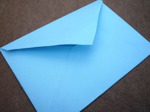 How to Fold an Envelope - How to Make Your Own Envelope
