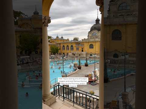 Visiting one of Europe’s Most Famous Thermal Baths! - Széchenyi Thermal Baths in Budapest #travel