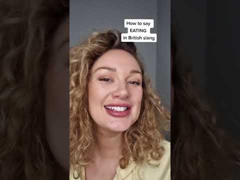 How to say Eating In British slang #shorts