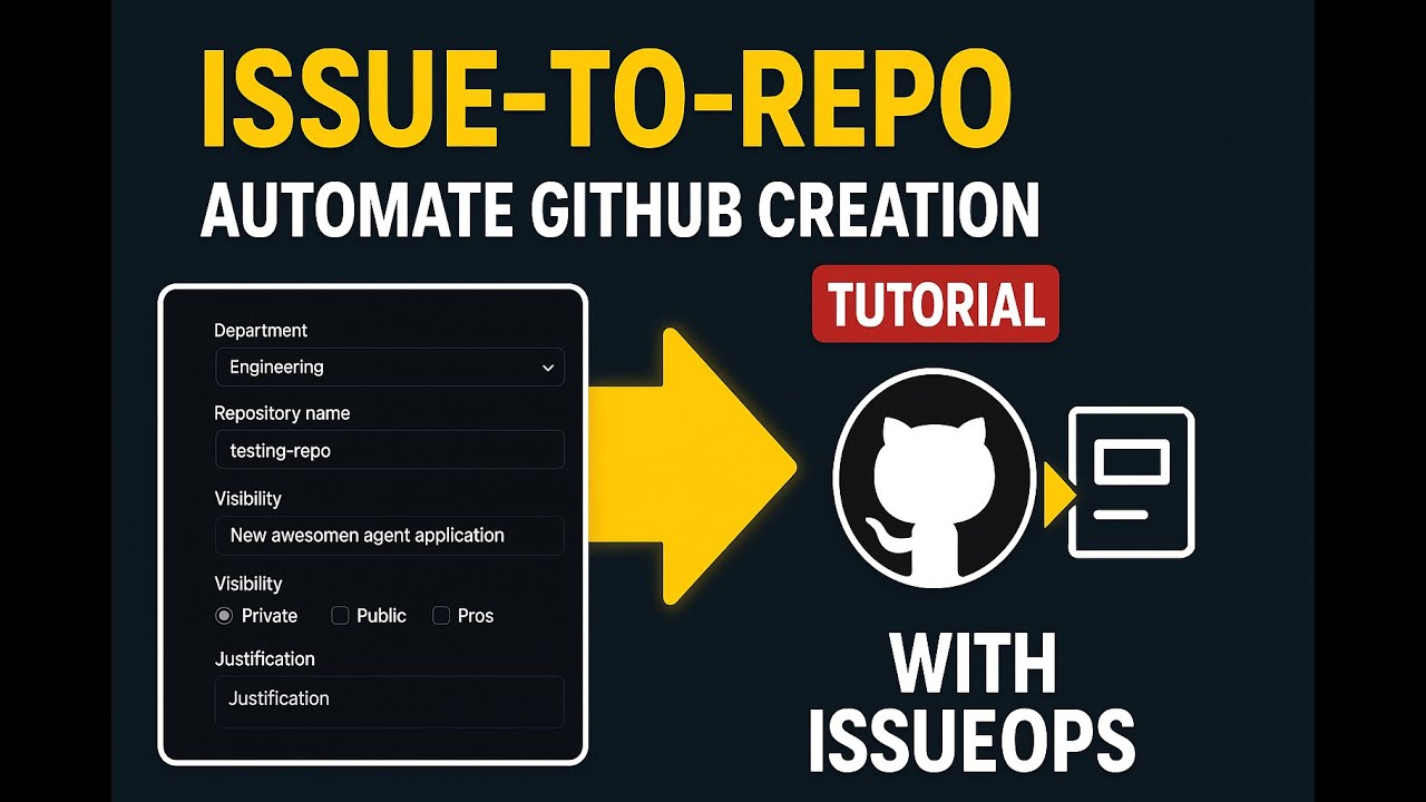 Issue-to-Repo Magic: Automate GitHub Creation with IssueOps