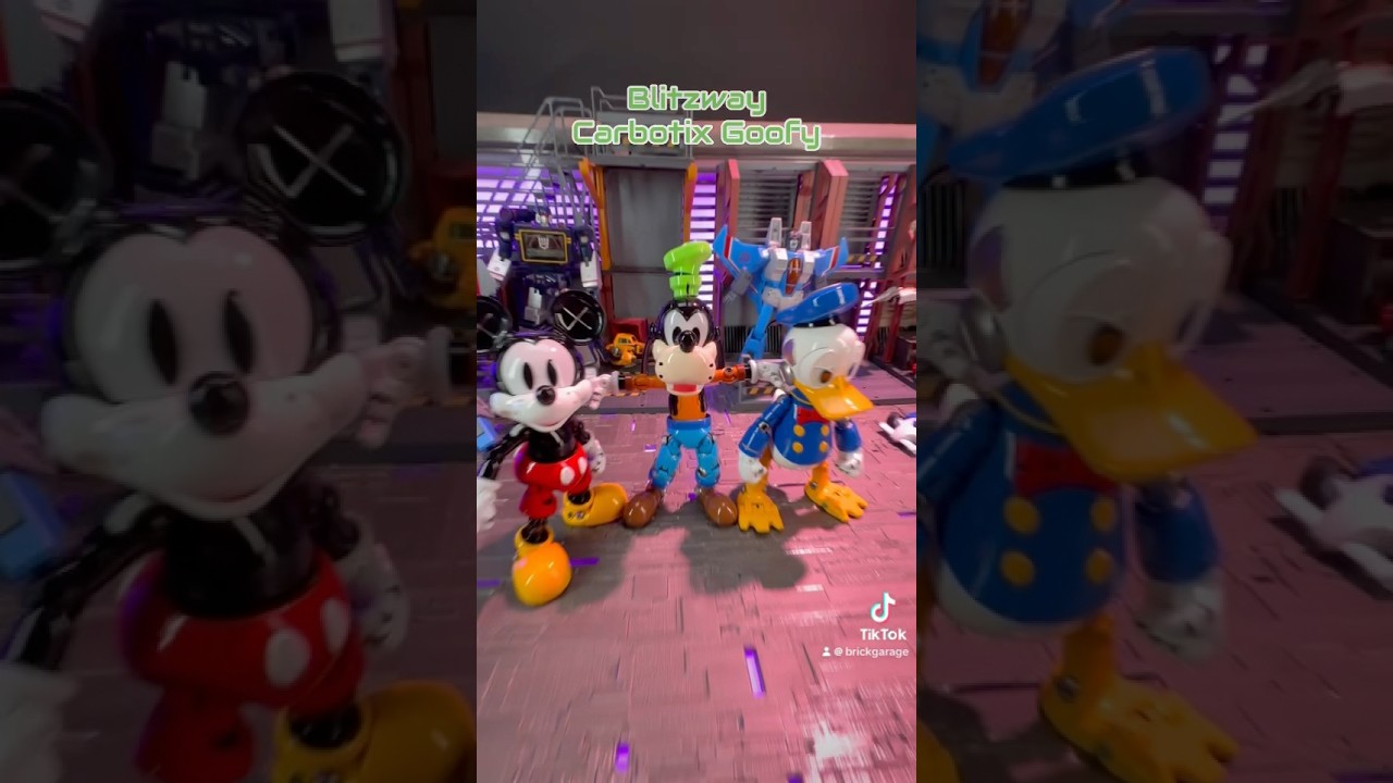 #disney Blitzway Carbotix #goofy to go with #mickeymouse & #donaldduck twisted #stopmotion OTW