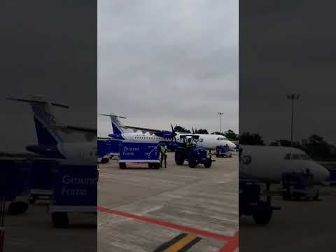 3 Airplanes at Rajahmundry Airport #travel #godavari