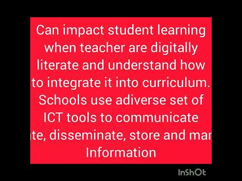 What is ICT in education