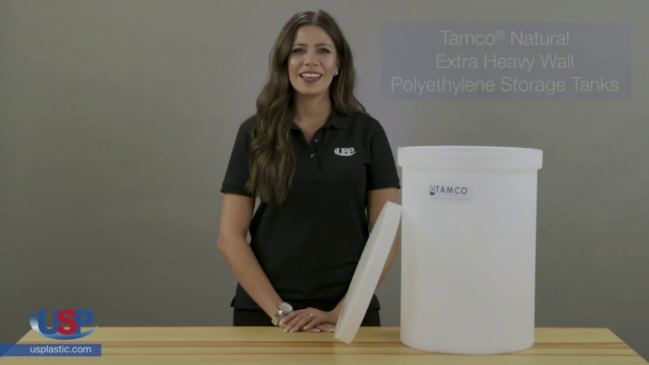 Tamco® Natural Extra Heavy Wall Polyethylene Storage Tanks| U.S. Plastic Corporation®