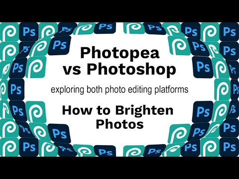 Photopea vs Photoshop: How to Brighten Photos